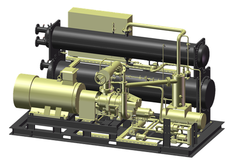 High Temp. Water Source Heat Pump with 50℃~ 95℃ Hot Water Output - Buy ...